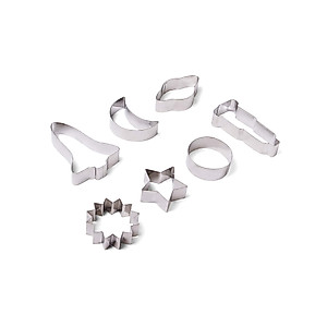 Fox Run Science Cookie Cutter Set, Astronomy Cookie Cutters, Set of 7