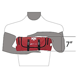 MFASCO - First Aid Kit - Complete Emergency Response Trauma Bag - for Natural Disasters - Red