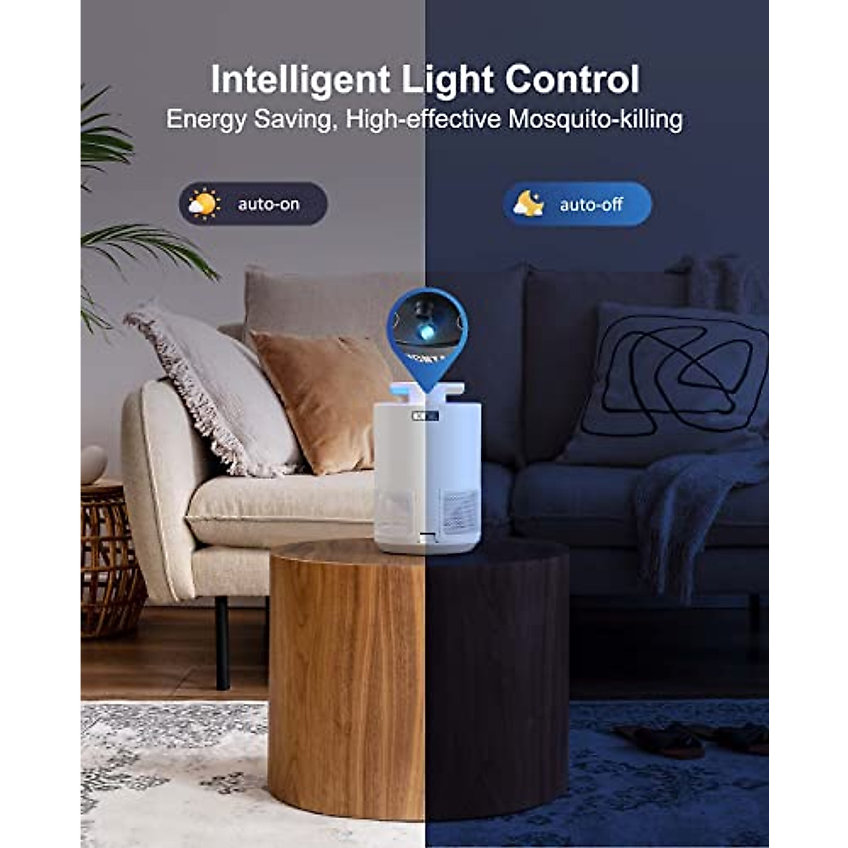 Fly Traps for Indoors, NONTAIL Indoor Fruit Fly Trap with 360°UV Light Fan, Catcher & Killer for Mosquito, Gnat, Moth, Fruit Flies, 4 Sticky Glue Boards Included