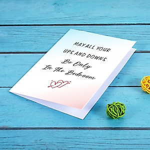 ZZP Funny Bachelorette Gifts for Bride, Wedding Engagement Card for Couple Friends, Bridal Shower Gifts, Anniversary Card Gifts for Women Men, Engagement Cards Newly Engaged Gifts