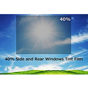 PROTINT WINDOWS 40% Shade Color 36 Inches by 10 Feet Window Tint Film Roll, for Privacy and Heat Reduction