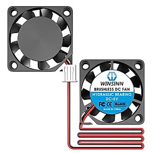 WINSINN DC 20mm Fan 5V 2006 Hydraulic Bearing Brushless Cooling 20mmx6mm 2PIN (Pack of 2Pcs)