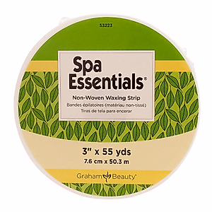 Graham Spa Essentials Waxing Strip Roll Pellon Nonwoven 3" x 55 Yds WW-53223