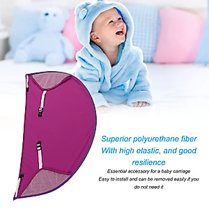 Stroller Sun Cover, Anti UV Sunshade Sun Cover Breathable Baby Sun Shade with Adjustable Strap, Pushchair Sunshade Sun Rain Wind Canopy Cover Protection Stroller Accessories