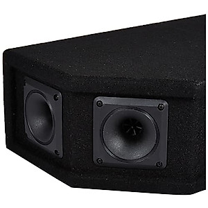 Pyle-Pro 6 Way DJ Speaker System, 300 Watt Peak Power, 150 RMS, Six 2.5 Inch Piezo Horn Tweeters, 8 Ohm Impedance, Full Range Audio Reproduction, Black Carpeted Finish