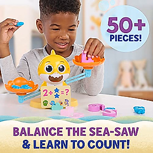 WowWee Baby Shark's Big Show! Sea-Saw-Counting Game – Educational Toy for Toddlers – Kids Math Toys