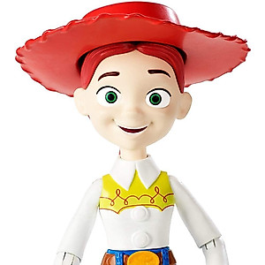 Mattel Disney Pixar Toy Story 4 Jessie Figure, 8.8 in Tall, Posable Cowgirl Character Figure for Kids 3 Years and Older