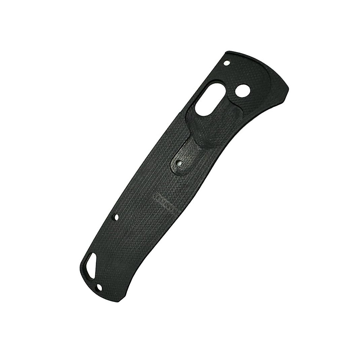 August Engineering Classic Scales For Benchmade Bugout Folding Knife 535 Precision Machined 6061 Aluminum Anodized Finish Yellow Ultem Black G10 (G10 Smooth Black) Knife Not Included