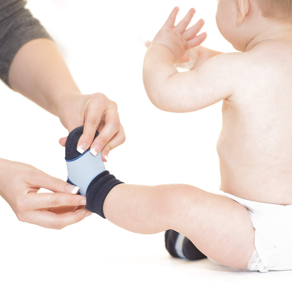 Sock Ons Clever Little Things That Keep Baby Socks On, Baby Pink, 0-6 Months