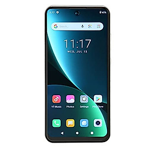 Mobile White Front 5MP Rear 16MP 6.82 inch HD Screen 6GB RAM 128GB ROM Smartphone to Call US Plug