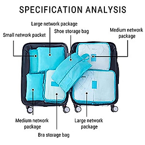 7PCS Storage Bag For Moving,Travel Packaging Bag,Large Moving Bags,Organizer Bags for Travel,Travel,Christmas Decoration,Packaging Supplies,Organizer's Handbag,Reusable And Sustainable Use (C)