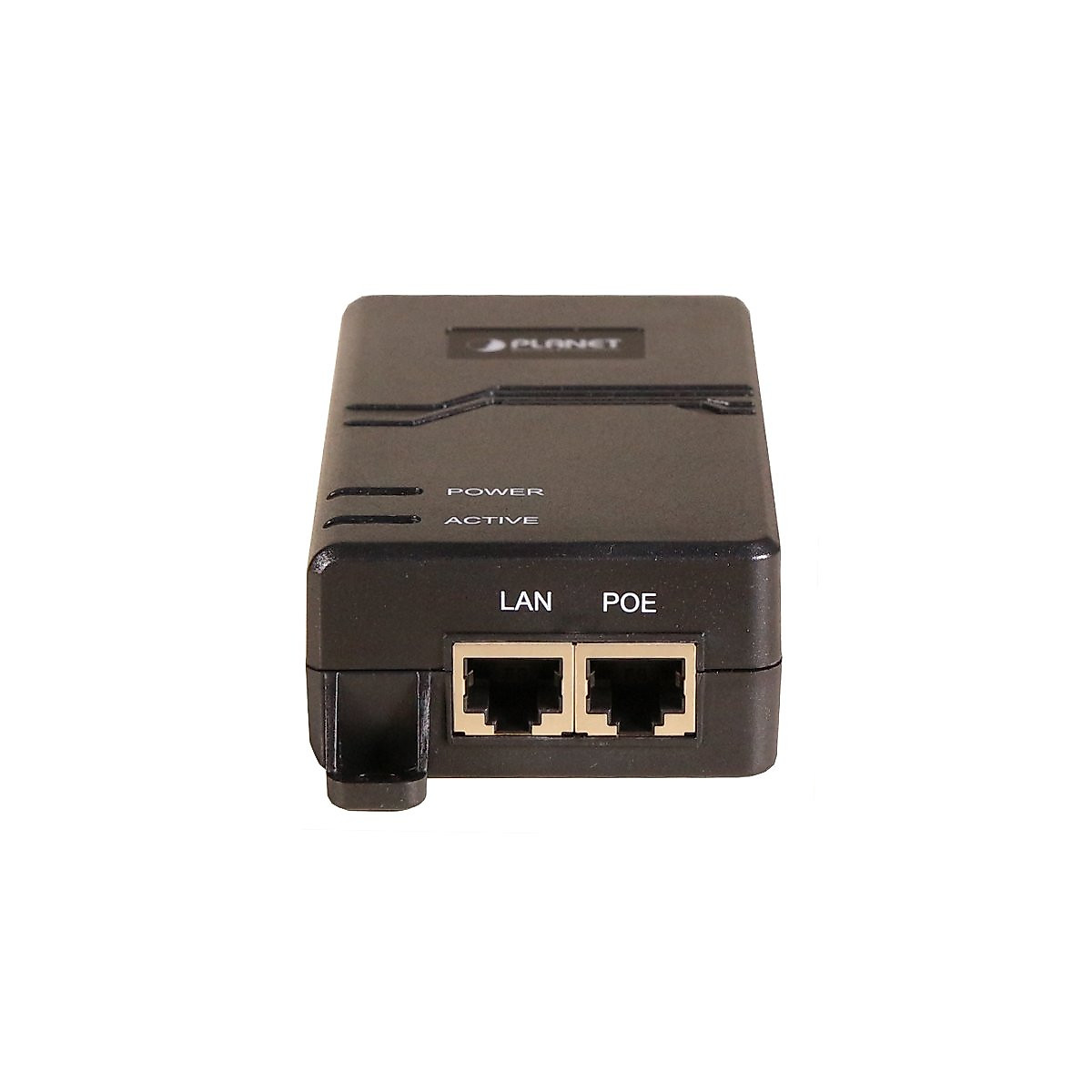 PLANET Gigabit PoE Injector, Adapter (60W, Integrated) | Single-Port, Ultra Power over Ethernet Injector, Network Distances up to 328 Feet | Use for IP Camera, More (POE-173)