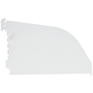 Wall Control Pegboard Shelf Divider for 9in Deep Pegboard Shelf Assembly for use with Wall Control Pegboard and Slotted Tool Board – White
