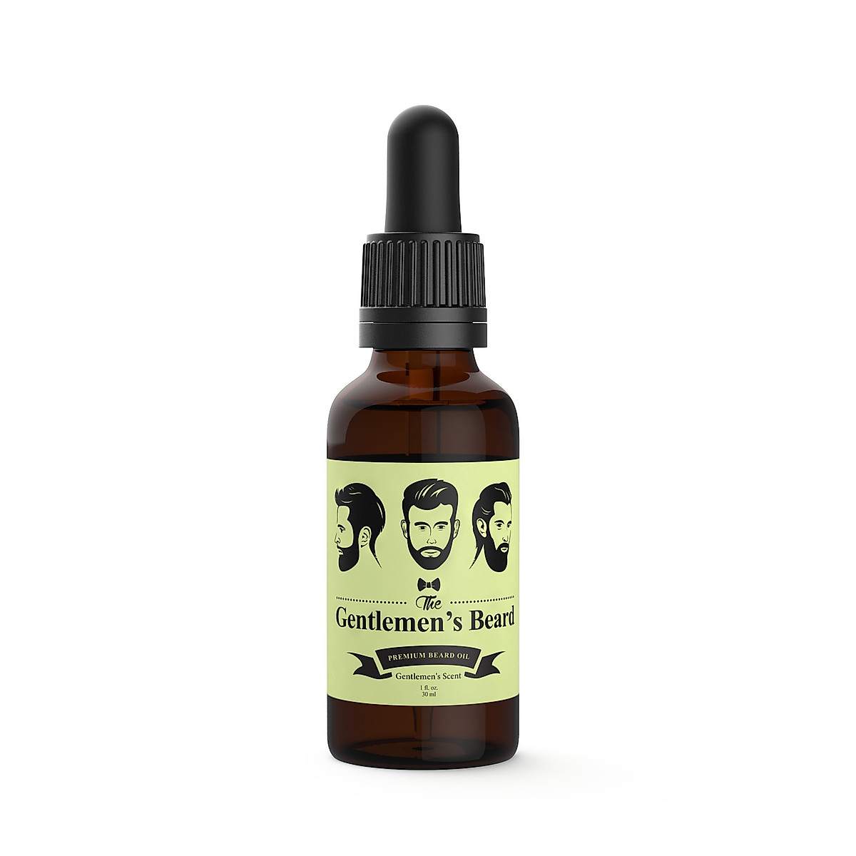 The Gentlemen's Beard Premium Beard Oil - Gentlemen's Scent - Conditioner Softener - All Natural - Softens, Strengthens and Promotes Beard & Mustache Growth - Leave In Conditioner