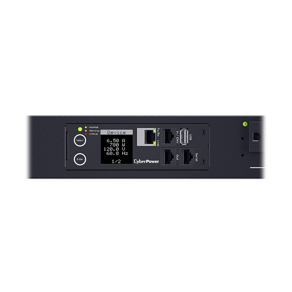 CyberPower PDU41102 Switched PDU, 100-120V, 30A (Derated to 24A), 24 Outlets, 0U Rackmount