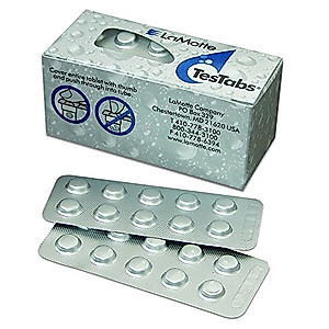 LaMotte 6915A Visual Grade Phenol Red pH Test Tabs, 1000 ct.