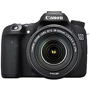 Canon EOS 70D Digital SLR Camera with 18-135mm STM Lens - International Version