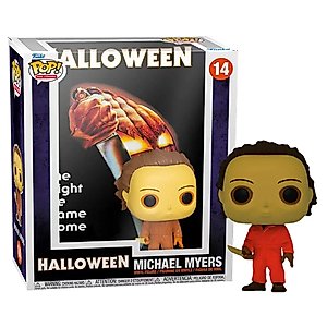 Exclusive Funko POP! DVD Cover: Halloween Michael Myers Glows in The Dark Vinyl Figure, Multicolor