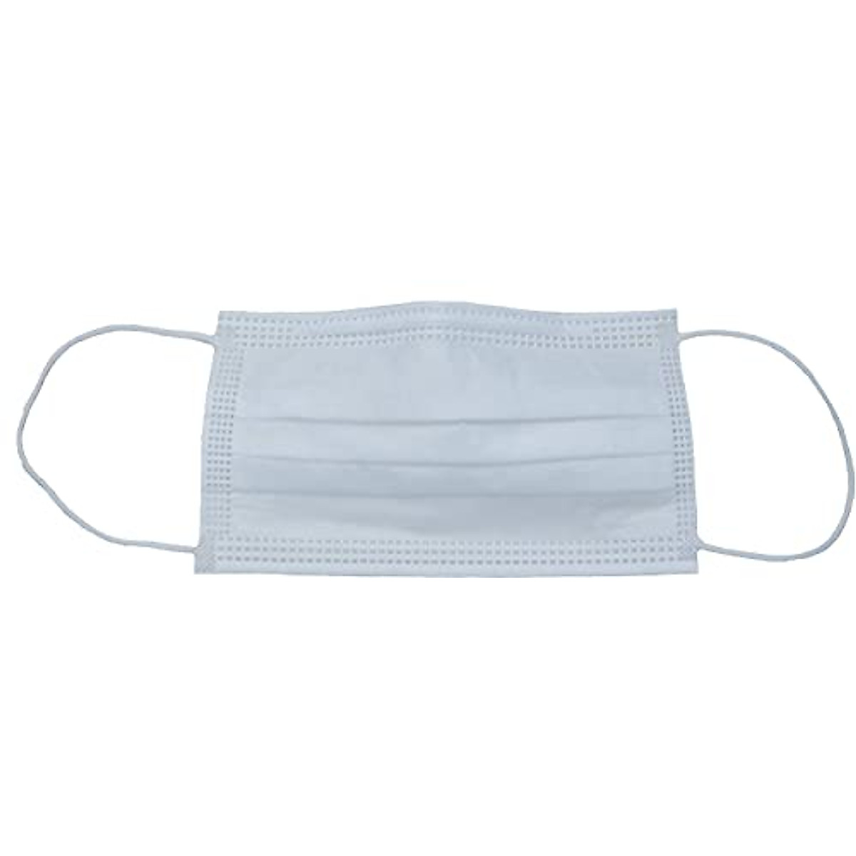 United Sewing Automation MADE IN USA - Disposable Kids/Youth Face Masks - 3-ply - 50ct - White - Adjustable Fit