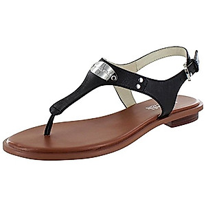 Michael Kors Plate Thong Womens Gladiator Sandals Black Size 7