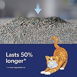 Fresh Step Outstretch, Clumping Cat Litter, Advanced, Unscented, Extra Large, 32 Pounds total (2 Pack of 16lb Boxes)