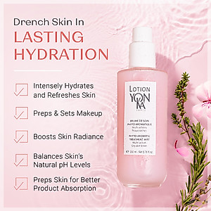 Yonka Lotion PS Hydrating Face Toner (Dry & Sensitive Skin) Daily Face Mist to Refresh and Purify with Quintessence Essential Oils, 6.76 oz