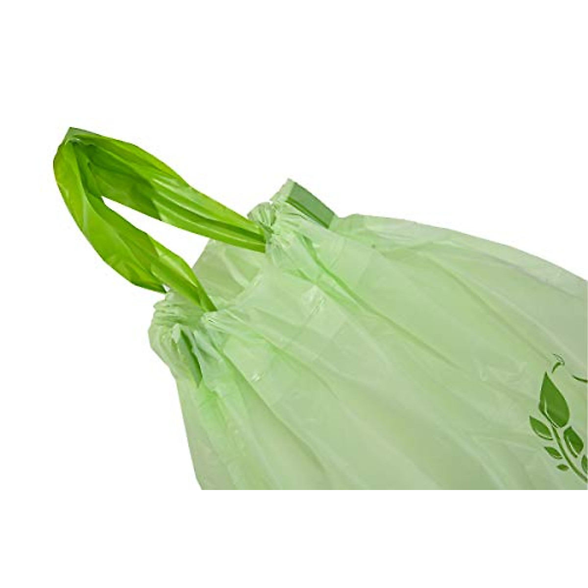 UNNI 100% Compostable Drawstring Bags, 13 Gallon, 49.2 Liter, 30 Count, Heavy Duty 1 Mils, Tall Kitchen Food Scrap Waste Bags, ASTM D6400, EN 13432, US BPI & OK Compost Home Certified, San Francisco