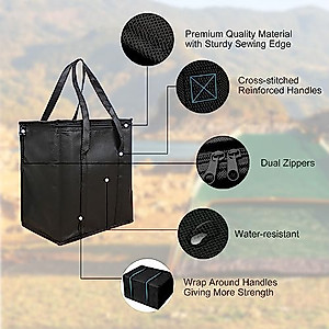 Wood Pellet Storage Containers, 3Pack 20LBs Black Wood Pellet Storage Containers for Smoker, Fuel Pellet Storage Bag, Charcoal Storage Bag, Pellet Storage Container Outdoor Waterproof