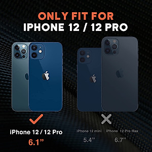 NTG Military Shockproof iPhone 12 Case [2 Layer Structure][Military Grade Anti-Drop] Hard Slim iPhone 12 Phone Case, Shockproof Protective Phone Case for iPhone 12 (6.1 inch), Blue