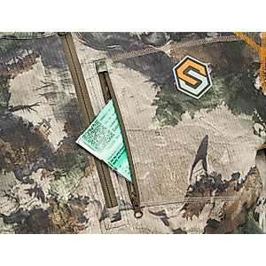 ScentLok Savanna Aero Attack V2 1/4 Zip Lightweight Camo Hunting Shirt for Men (Mossy Oak Country DNA, Large)