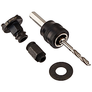 BOSCH PCM12AN 3 PC Universal Quick Change Mandrel Kit Black, 1/2 Inch