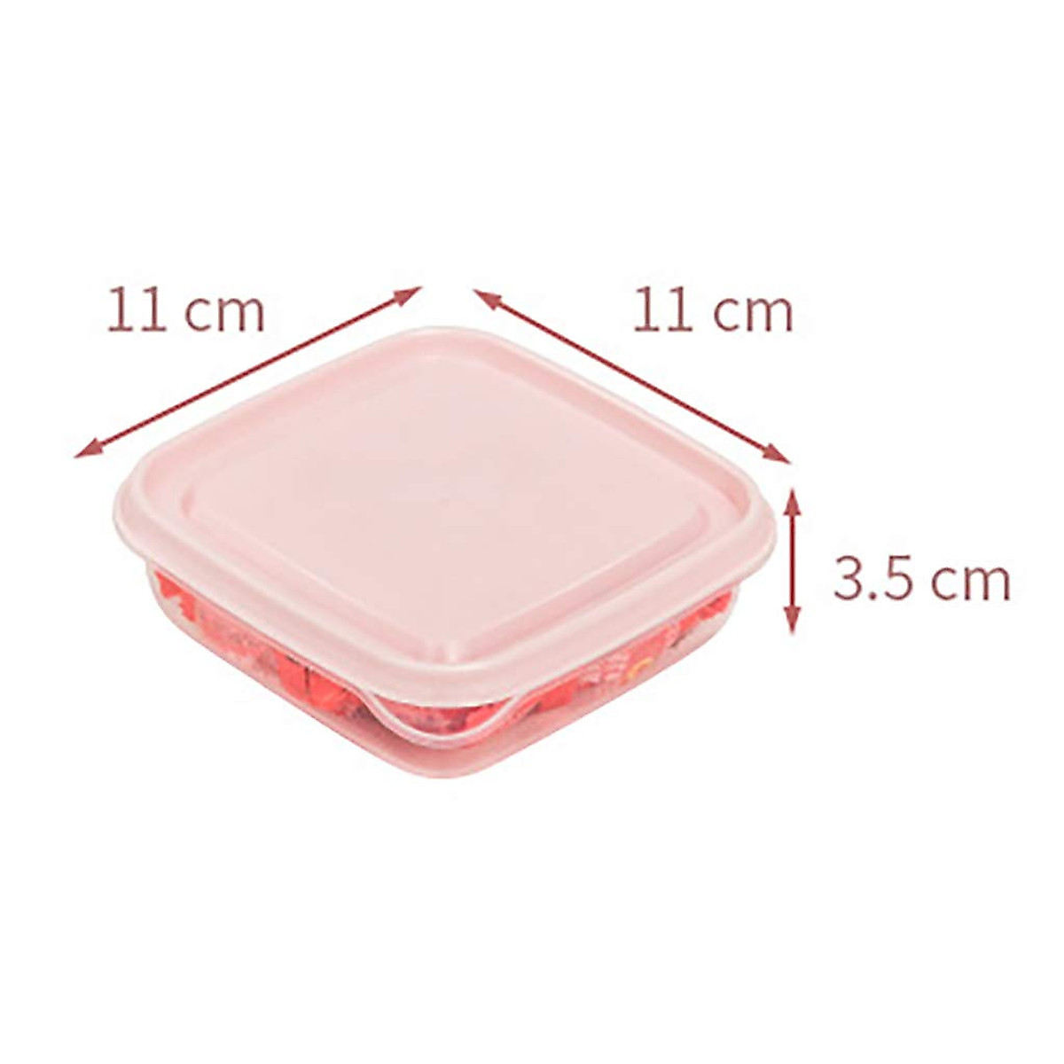 Toxz Refrigerator Sealed Crisper Storage Box 1-2L,Kitchen Finishing Storage Tank,1 Set of 17 Pieces,Be Used in Microwave Ovens/Dishwasher,PP Food Grade Plastic