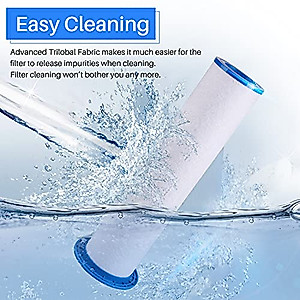 POOLPURE 6473-164 Spa Filter Replaces Sundance 6473-164, Filbur FC-2769, AK-6473164, UFC-164, Sundance MicroClean Inner Hot Tub Filter Cartridge 1 Pack