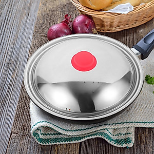 DECHOUS 3Pcs Silicone Pot Lid Covers, Non-slip Cookware Lid Knobs, Pan Cover Handle Thicken Saucepan Lid Replacement Knob Silicone Universal Pot Lid Top Cover