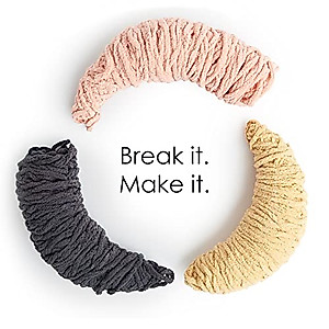 Bernat Blanket O'Go Sky Yarn - 4 Pack of 300g/10.5oz - Polyester - 6 Super Bulky - Knitting/Crochet