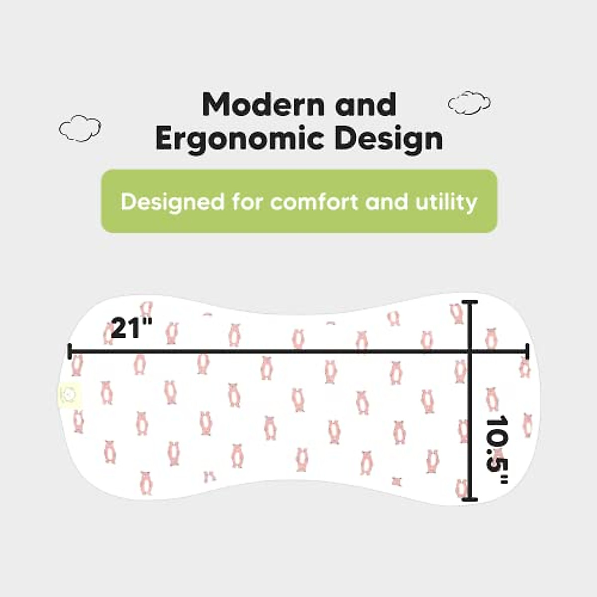 KeaBabies Diaper Caddy Organizer and 5-Pack Muslin Burp Cloths Baby Boy, Girl - Baby Organizer for Nursery - Organic Bamboo Cotton Burp Cloth - Car Storage Organizer - Burping Cloths for Babies