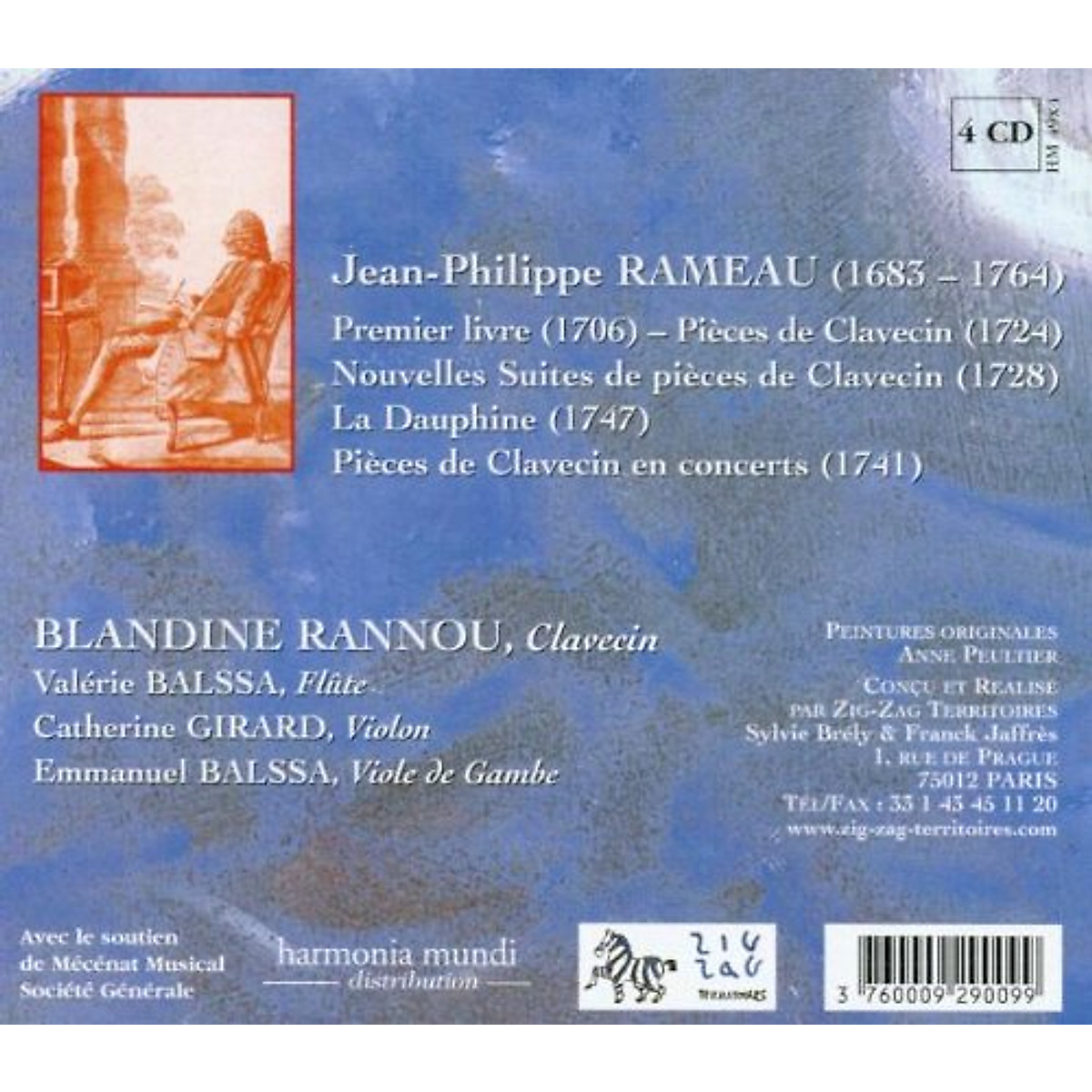 Monsieur Rameau: Pièces de Clavecin, Seul et en Concerts - Blandine Rannou