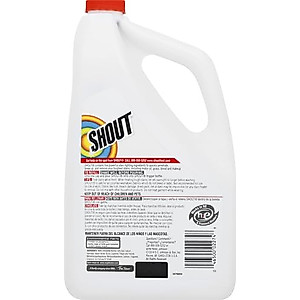 Shout Active Enzyme Laundry Stain Remover Spray, Triple-Acting Formula Clings, Penetrates, and Lifts 100+ Types of Everyday Stains - Prewash Refill 60oz