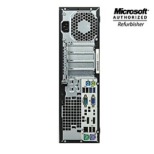 HP ProDesk 600 G1 SFF Desktop PC - Intel Quad Core i5 4570 3.2Ghz 8GB DDR3 RAM, 500GB, DVD, Display Port, USB 3.0, VGA, Keyboard, Mouse, WiFi Adapter, Windows 10 Pro(Renewed)