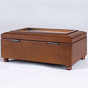 Cottage Garden First Holy Communion Believe You Woodgrain Jewelry Music Box Plays Amazing Grace