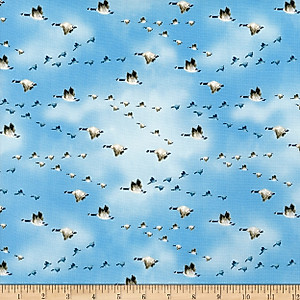 Henry Glass & Co. Henry Glass Dockside Flying Geese Fabric, Blue