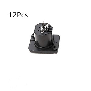 bnafes XLR Male Audio Speaker Panel Socket Microphone Adapter Straight Terminal Panel Mounted Connector 12 Pcs