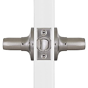 Design House 727941 Stratford 6-Way Universal Hall and Closet Door Lever, Satin Nickel, Passage/Hall & Closet, 3 Piece