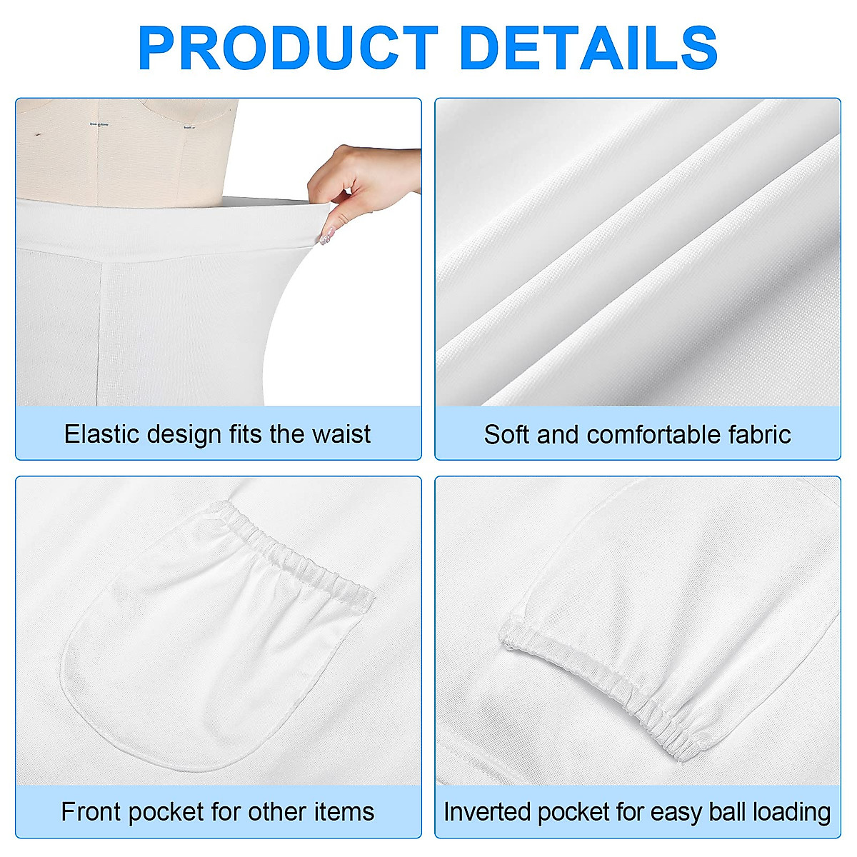 Eurzom Out Women's Shorts Black White Shorts for Women Tummy Under Shorts(Medium)