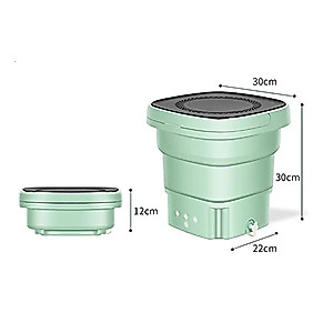 VALINK Portable Mini Washing Machine,Portable Mini Washing Machine Lightweight Collapsible Bucket, for Travel, Camping, Truck Driving, Trip, RV