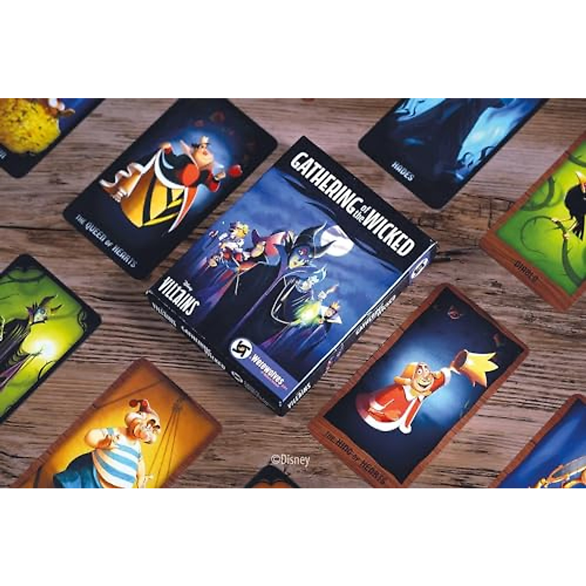 Disney Villains Gathering of The Wicked Party Game | Horror Card Game | Strategy Game for Adults and Family | Ages 10+ | 8-18 Players | Average Playtime 30 Minutes | Made by Zygomatic