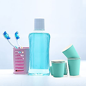 Turbo Bee 600Pack 3 oz Paper Cups, Disposable Sky Blue Bathroom Cups,Small Mouthwash Cups,Espresso Cups, Paper Cups for Party, Picnic,Travel and Event