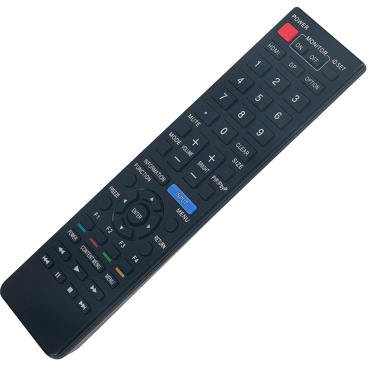 RRMCG1019MPPZ Replace Remote Commander fit for Sharp Information Display LCD Monitor PN-L651H PN-HW861 PN-HW651 PN-HW751 PN-HW431 PN-85TH1 PN-HW501 PN-C705B PN-C805B PN-CE701H PN-65TH1 PN-L851H