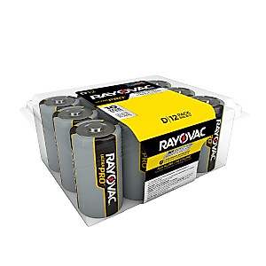 Rayovac UltraPRO Alkaline D Batteries, ALD-12