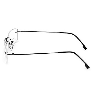 Rimless Frame Bifocal Reading Glasses Flexible Titanium Alloy +3.00 Lightweight Readers Bifocal Glasses